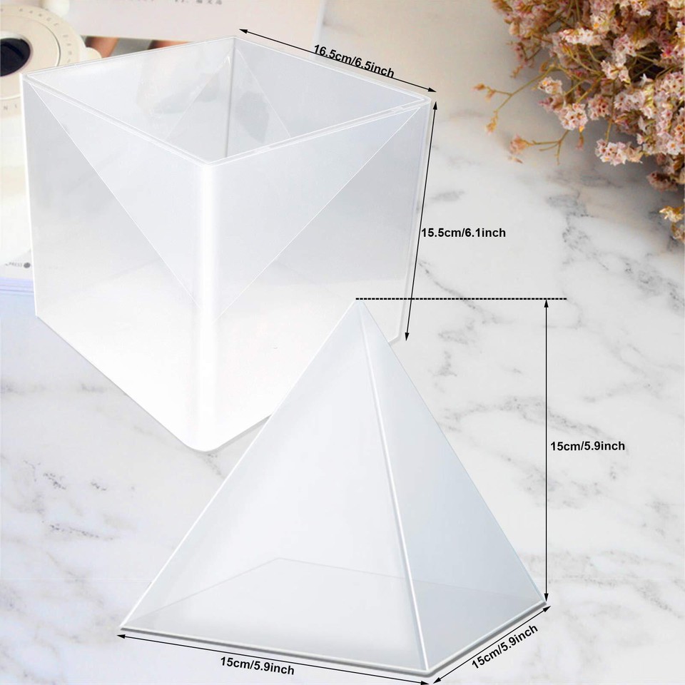 Large Pyramid Resin Mold Big Pyramid Mold for Resin Pyramid Silicone ...