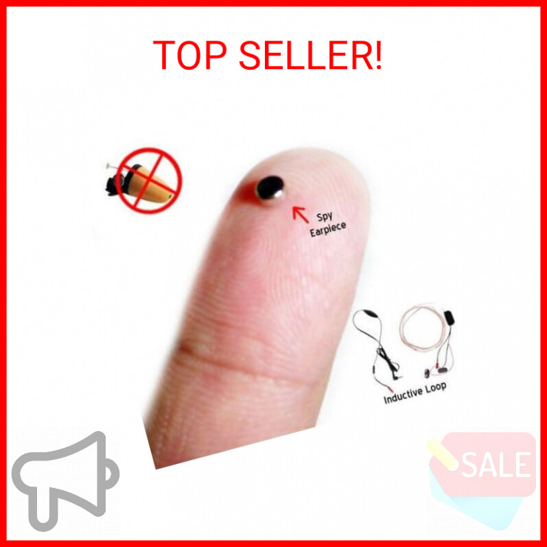 COOMAX Mini Spy Earpiece Invisible Earphone Cheat Covert Earpiece for ...