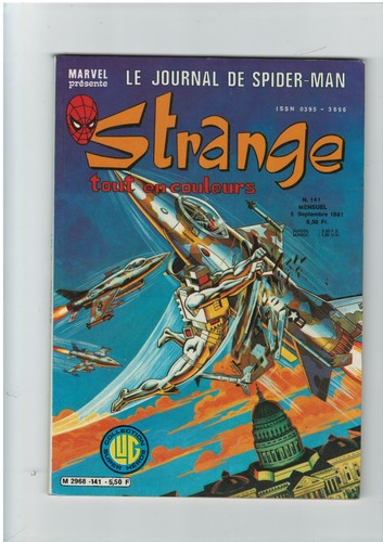 STRANGE – n°141 – 5 SEPTEMBRE 1981 édition Lug Marvel comic Très bon ...