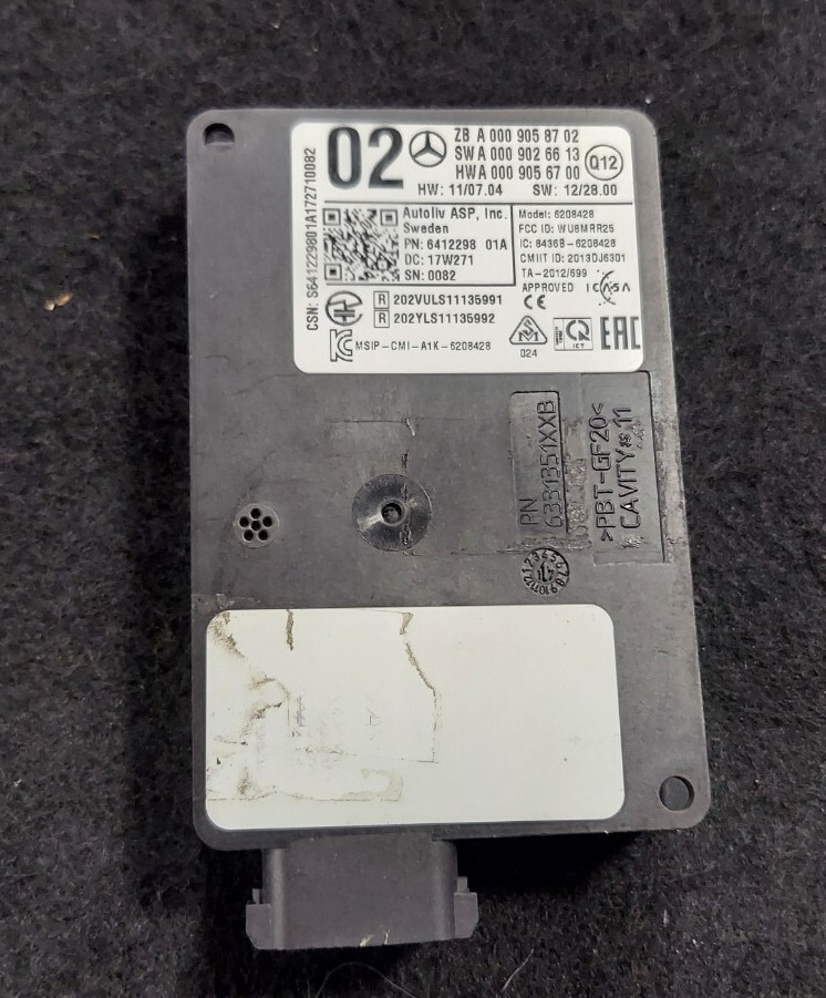 2014-2020 MERCEDES C CLS E GLC GLE GLS S SL - BLIND SPOT RADAR SENSOR ...