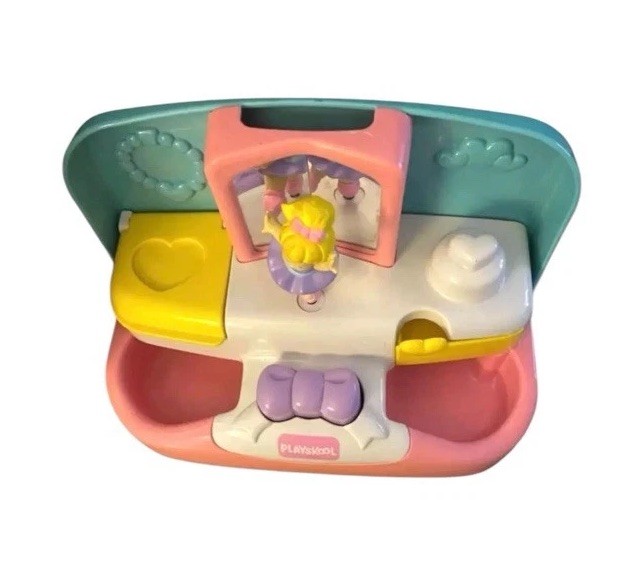 Vtg Playskool MY FIRST JEWELRY BOX Ballerina Preschool Dress Up Pretend ...