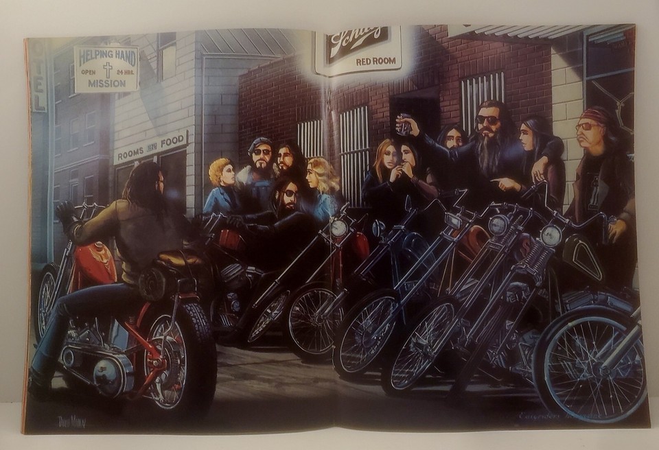 Easyriders Magazine 1975 DEC Choppers * David Mann Centerfold #MOS-04 ...