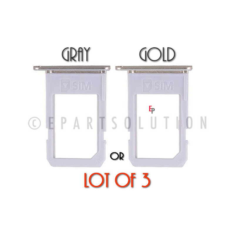 Lot of 3 Samsung Galaxy S6 Edge Plus SM-G928A G928T G928V SIM Tray SIM ...