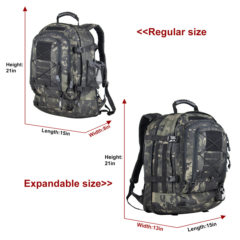 60L Military Molle Camping Backpack Tactical Camping Hiking Travel Bag ...