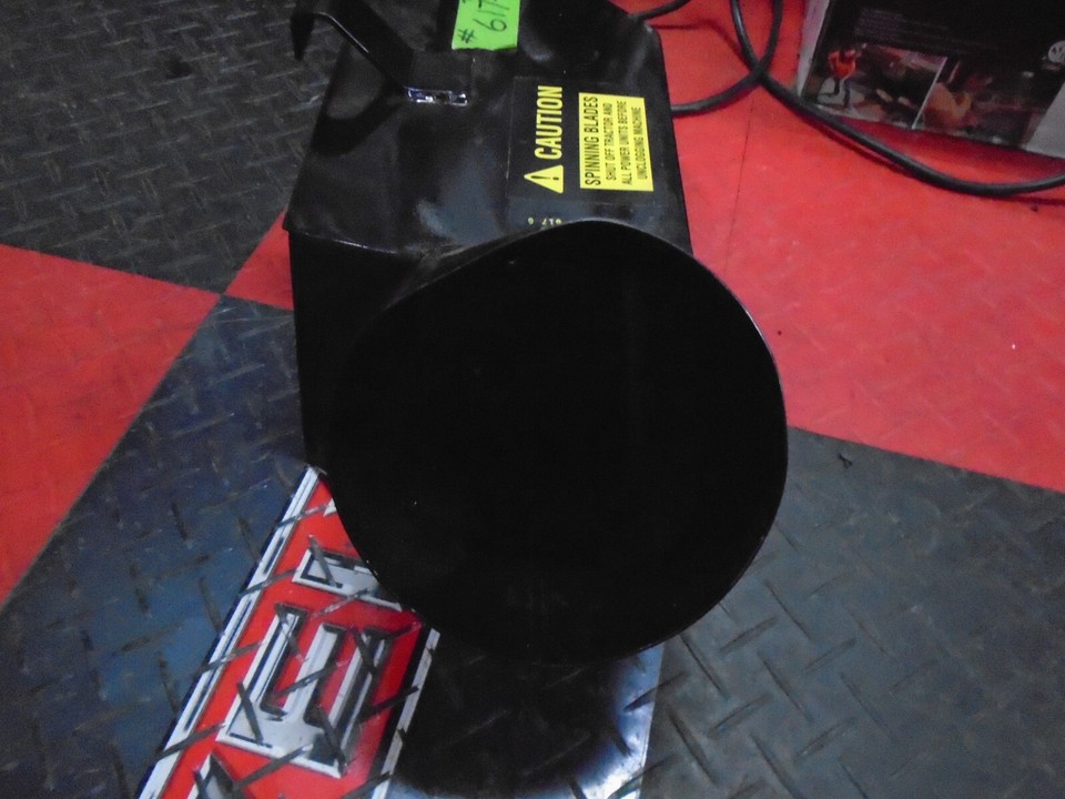 617-6 Trac Vac DR Cyclone Rake, Leaf Vacuum Deck Boot Chute toro Exmark ...