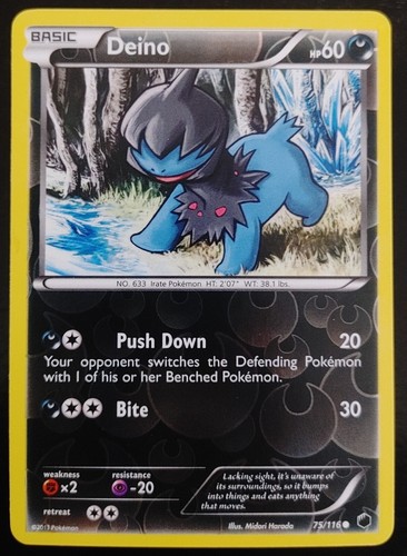 Deino - 75/116 - Reverse Holo - Black & White 9: Plasma Freeze ...