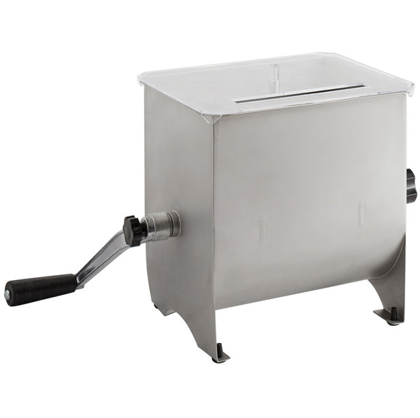 Commercial 20 lb Countertop Manual Butcher Meat 4.2 Gal Mixer w ...