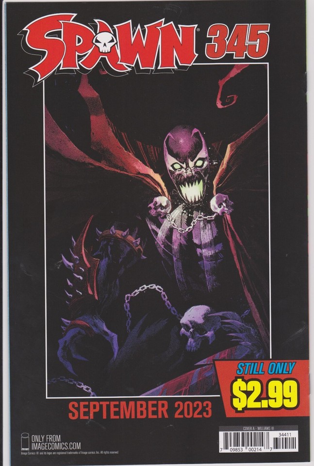 Spawn Issue #344 Comic Book. J H Williams III Cover A. Image 2023. Horror. SciFi | eBay