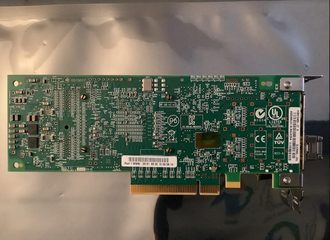 Dell QLE2660-DELL Qlogic 2660 Single Port 16GB Fibre Channel HBA ...