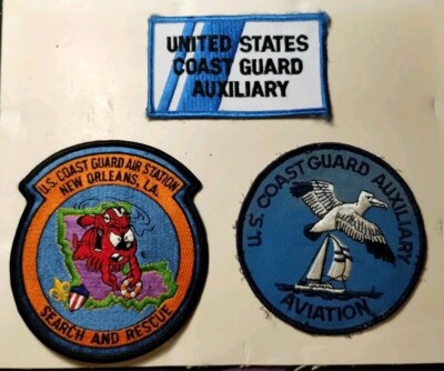 Set Of Three Coast Guard Patches | eBay