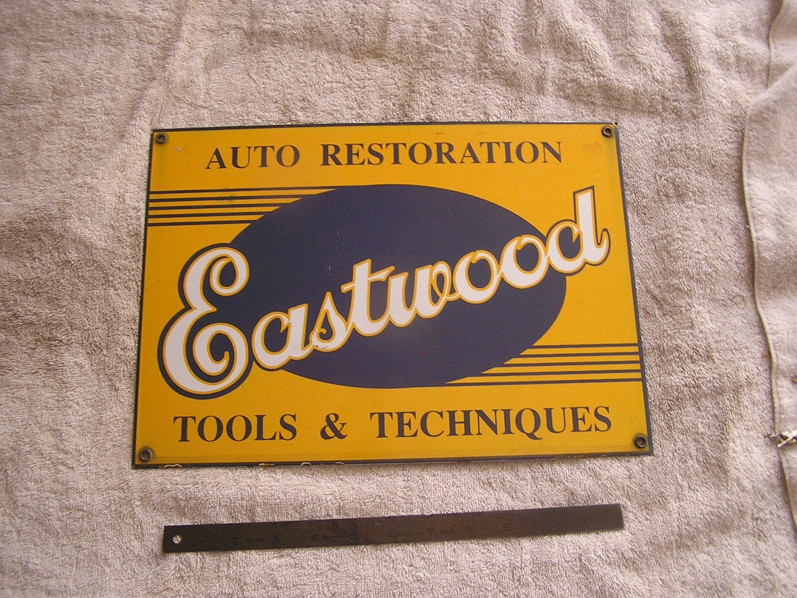 EastWood Auto Restoration Tools and Techniques Sign | eBay