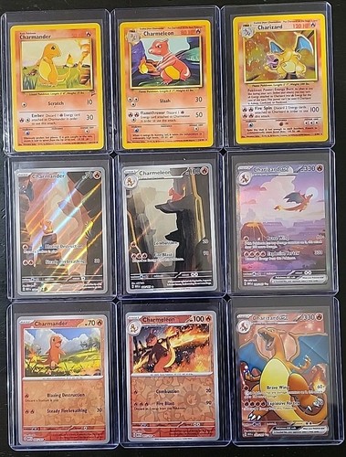 Pokemon TCG Charizard, Charmeleon, & Charmander, Base Set, & 151 | eBay