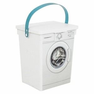 Laundry Tin Utility Room Washing Powder Tablet Storage Container Box ...