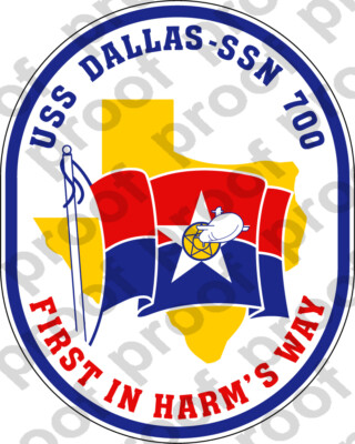 STICKER USN US NAVY SSN 700 USS DALLAS | eBay