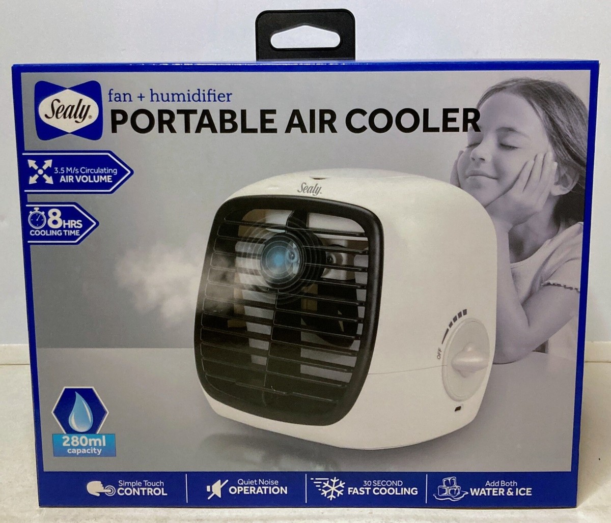 Portable Evaporative Cooler Protec Air Personal Air Cooler - 6 Speeds ...