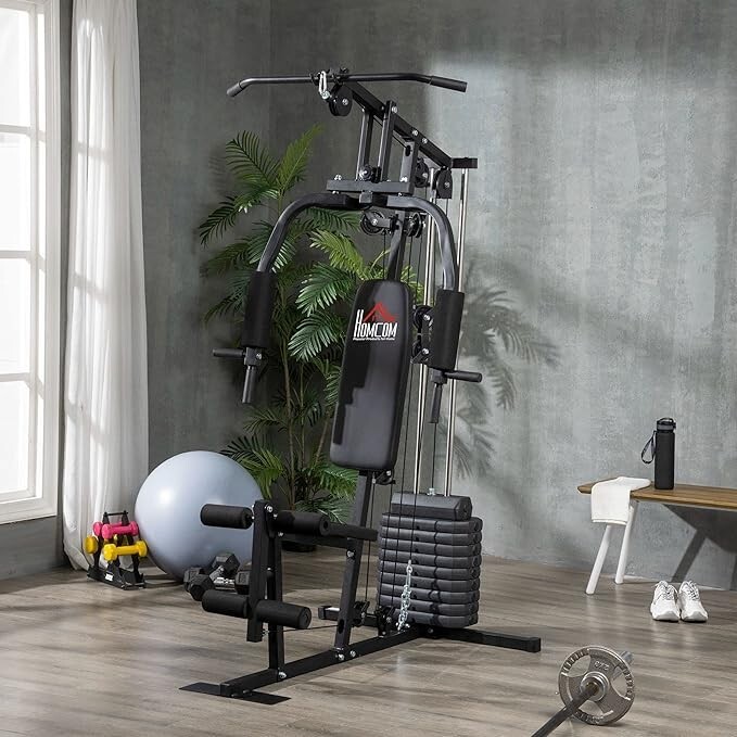Homcom Multifunction Gym for Total Body Workout- Home, Gym | eBay