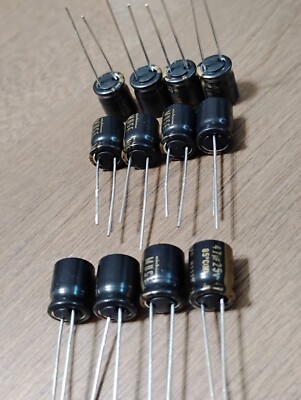 Nichicon 47 UF 25 Volt Capacitors MUSE Series Qty-12 Real Quality ...