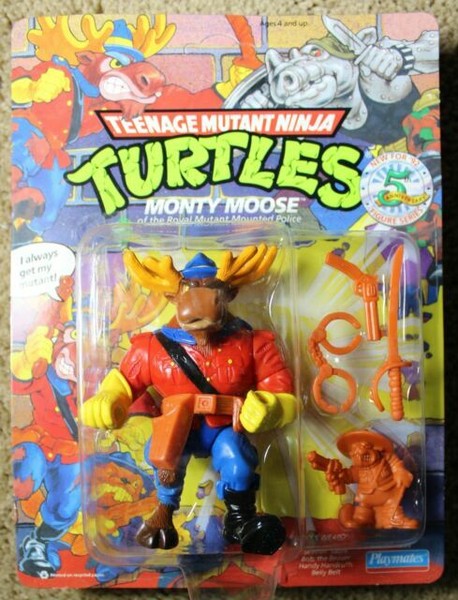 Playmates Toys Teenage Mutant Ninja Turtles - Monty Moose Action Figure ...