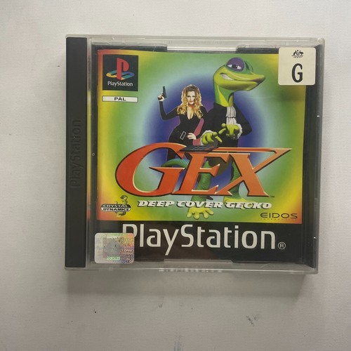 Gex Deep Cover Gecko Sony Playstation 1 PS1 PSX PAL w Manual Included ...