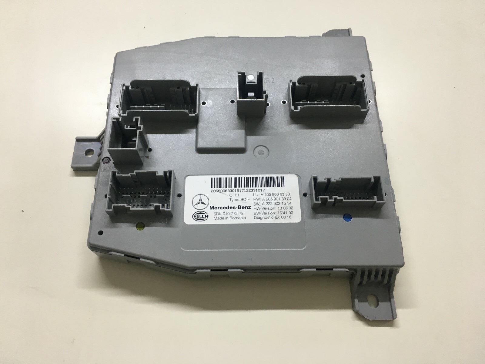 MERCEDES C205 SAM CONTROL UNIT MODULE ECU A2059006330 | eBay