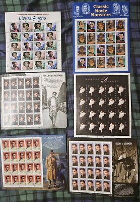 Acting, Ballet, Gospel Singing Stamps 6 Panels | eBay