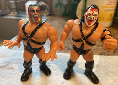 Demolition Tag Team Smash & Ax WWF Hasbro Wrestling Action Figure 1990 ...