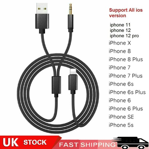Interface Audio USB Cable Lead AUX Adapters For Bmw & Mini iPhone 6 7 8 ...