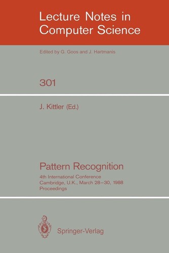 Lecture Notes in Computer Science Ser.: Pattern Recognition : 4th ...