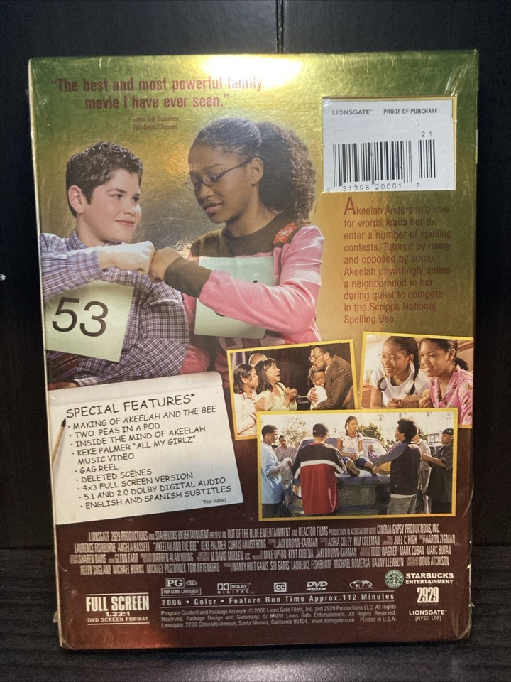 Akeelah and the Bee (DVD, 2006) Target Exclusive Bonus DVD Included ...