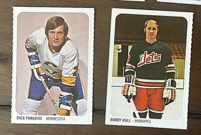 1973-74 QUAKER OATS WHA SET BREAK LOT-U PICK-CHEEVERS BOBBY HULL DICK ...