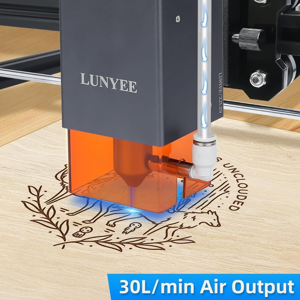 16W 30L/Min Air Assist Pump Compressor Adjustable Speed For Engraving ...