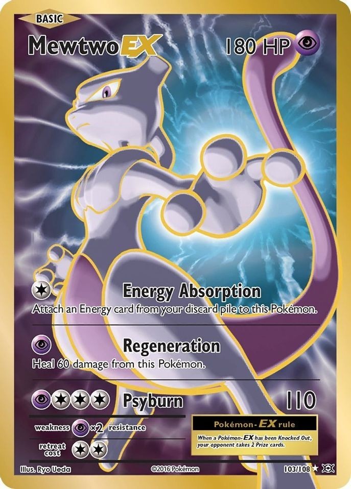 Mewtwo EX 103 Current Market Value | Evolutions