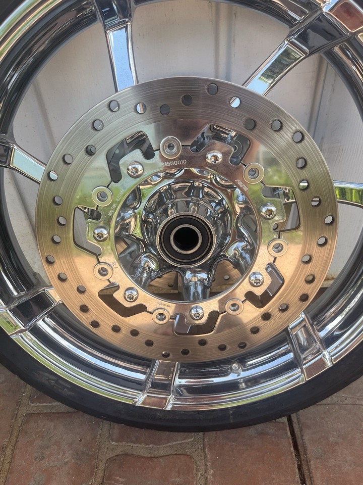 OEM Harley FRONT 19"AGITATOR 115th Anniversary Wheel Tire & Rotors | eBay