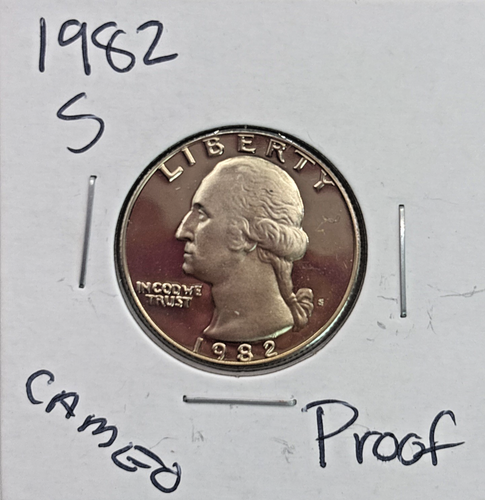 1982-S Washington Quarter PROOF BU (Brilliant Uncirculated) San ...