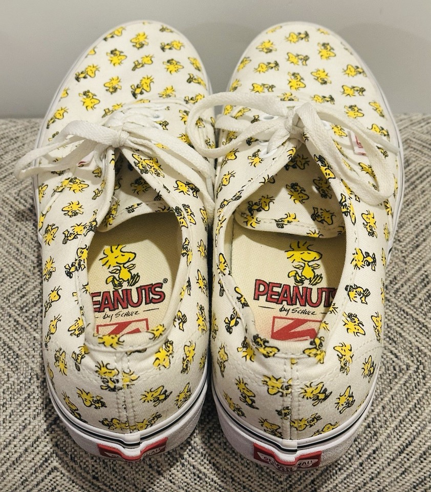 Size 7 Vans Peanuts x Authentic Woodstock Charlie Brown Snoopy Good ...