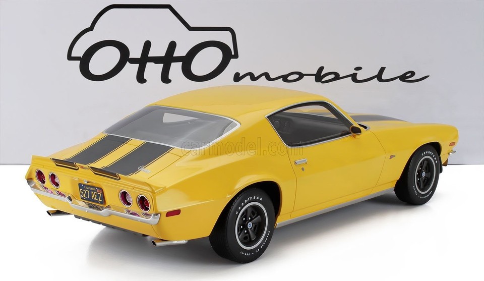 Otto Mobile CHEVROLET CAMARO Z/28 RS COUPE 1970 YELLOW L.E.999 1/12 ...