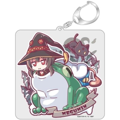 Konosuba Megumin w/ Frog Large Acrylic Key Chain Anime NEW | eBay