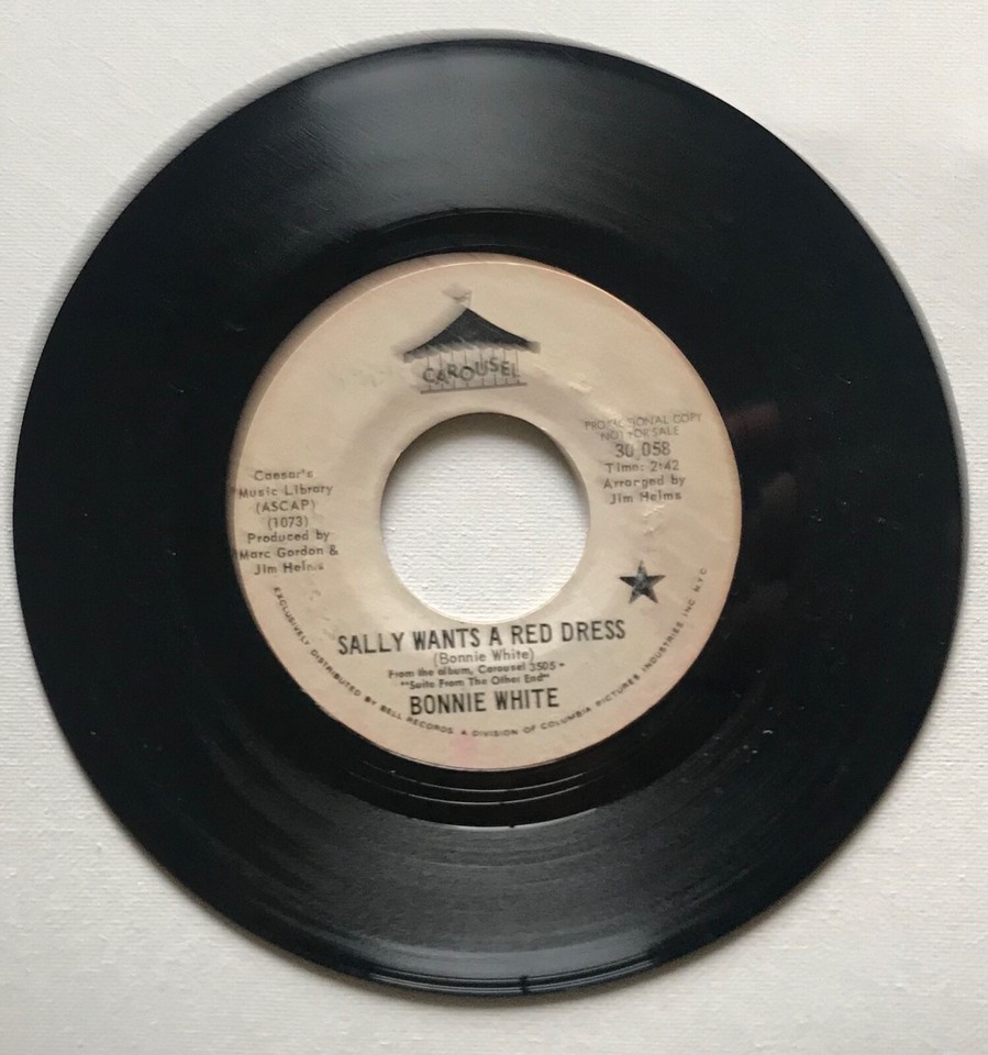 Bonnie White - Sally Wants A Red Dress / Our Boy Al - 45RPM PROMO | eBay