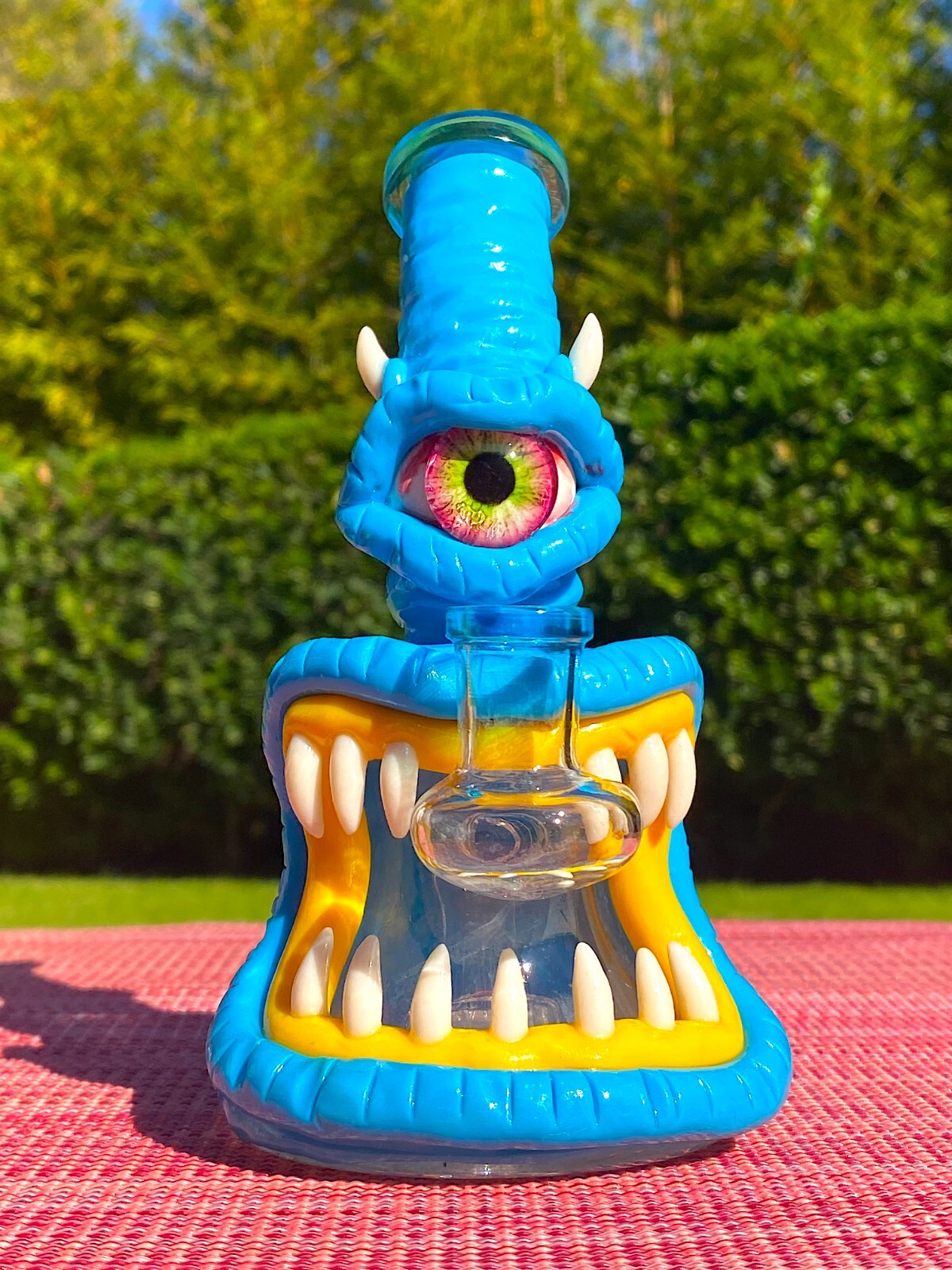 Monster Design 7" Hookah Glass Water Pipe Bong Bubbler W/ Percolator ...