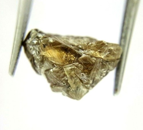 EARTHMINE ROUGH DIAMOND 4.08TCW BROWN SOLITAIRE NATURAL TRIANGLE SHAPE ...