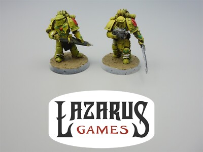 Warhammer 40K Space Marines - Horus Heresy Imperial Fists MKIII Command ...