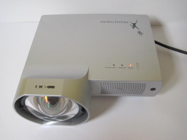 Promethean LCD Projector Silver Model PRM-20A no lamp With Remote Used ...