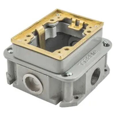 HUBBELL B-2437 DUALEVEL FULLY ADJUSTABLE FLOOR OUTLET BOX (1258) | eBay