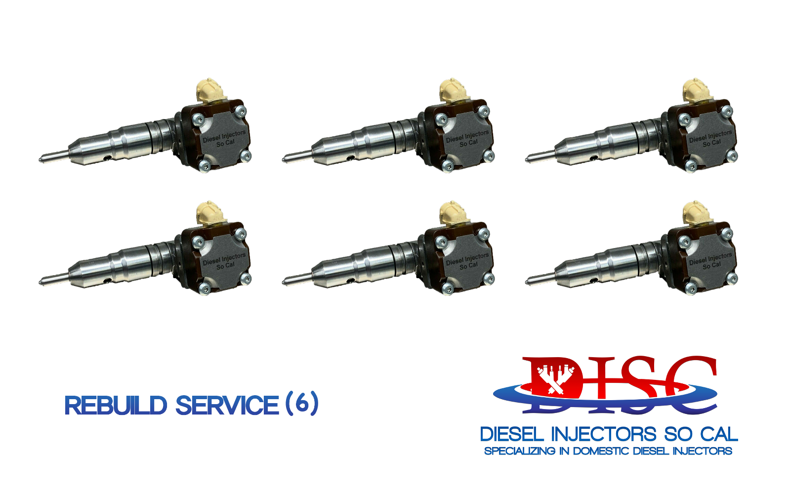 Set of Six (6) Caterpillar 3116/3126A Injector Rebuild Service | eBay
