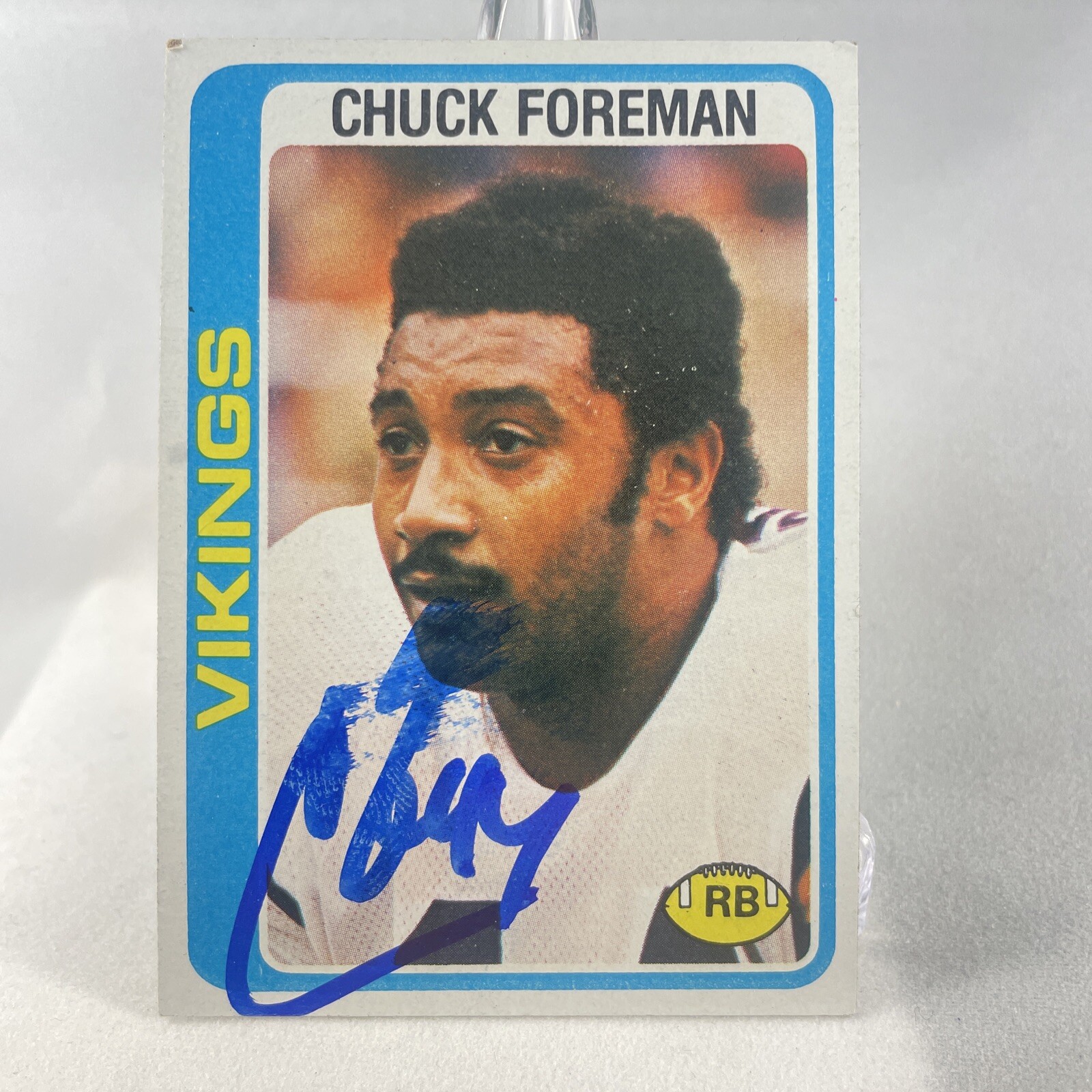 Chuck Foreman -Miami Hurricanes- Minnesota Vikings Autographed Card | eBay