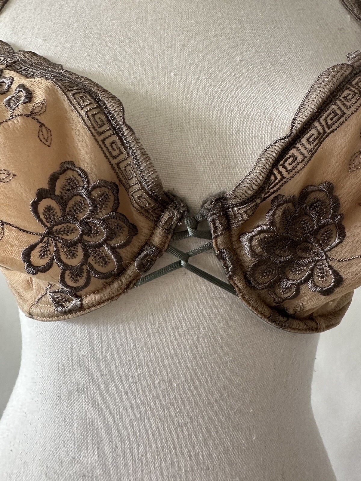 Vintage Victorias Secret Sheer Floral Lace 32DD Lined Bra Early 2000’s ...