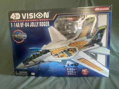 4D Vision - F-14A Jolly Roger Aircraft Cutaway Model - 1/32 Scale | eBay