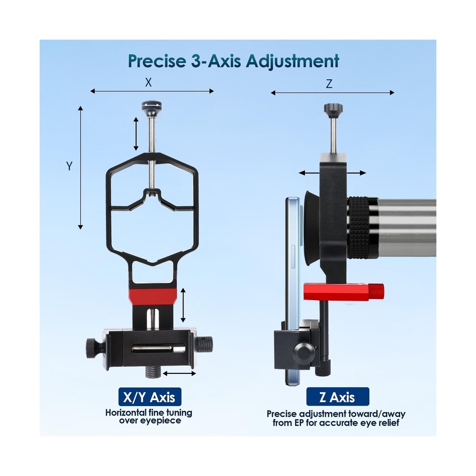 tridaptor - Universal Digiscoping Adapter | High-Precision Phone to ...