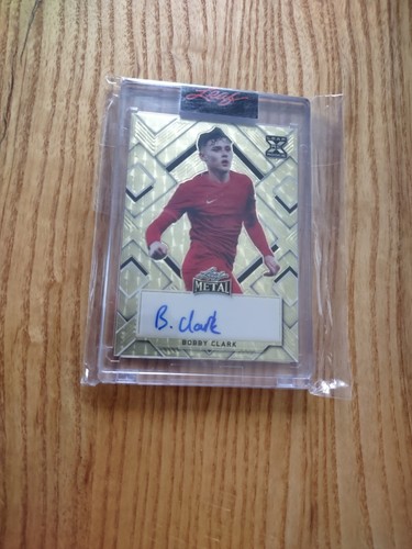 2022 Leaf Metal Soccer Bobby Clark SUPERFRACTOR GOLD CIRCLES AUTO 1/1 ...