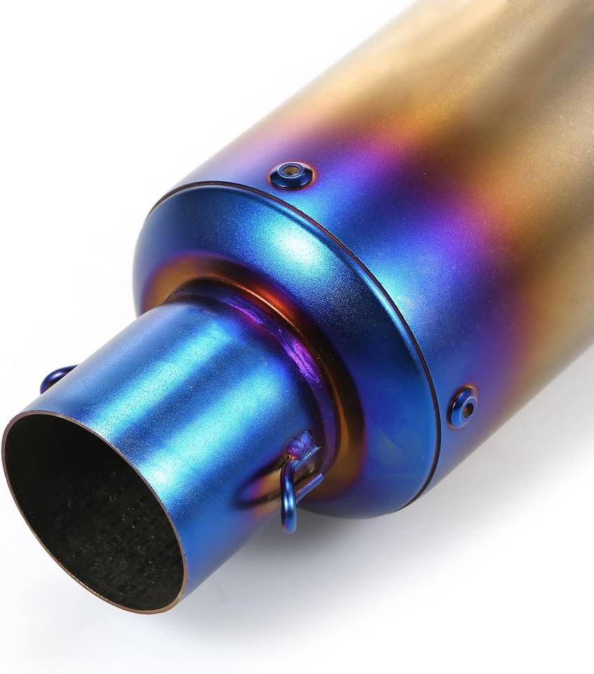 38-51mm Universal Motorcycle Exhaust Pipe Motorcycle Exhaust Muffler ...